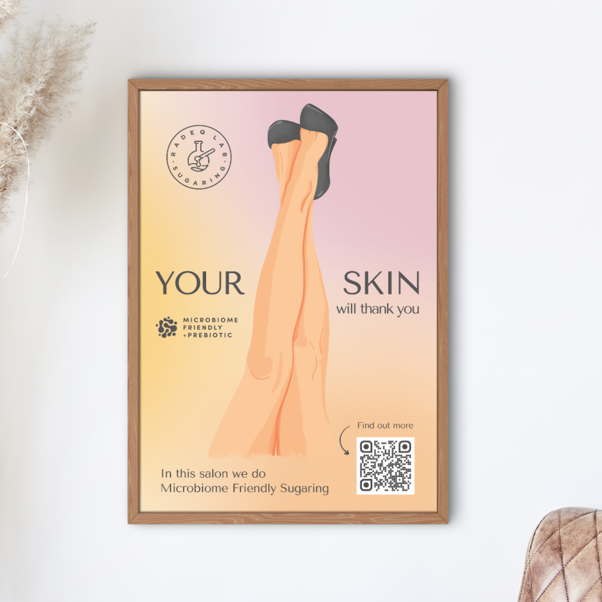 Poster - Your skin will thank you – Radeq Lab Sugaring US
